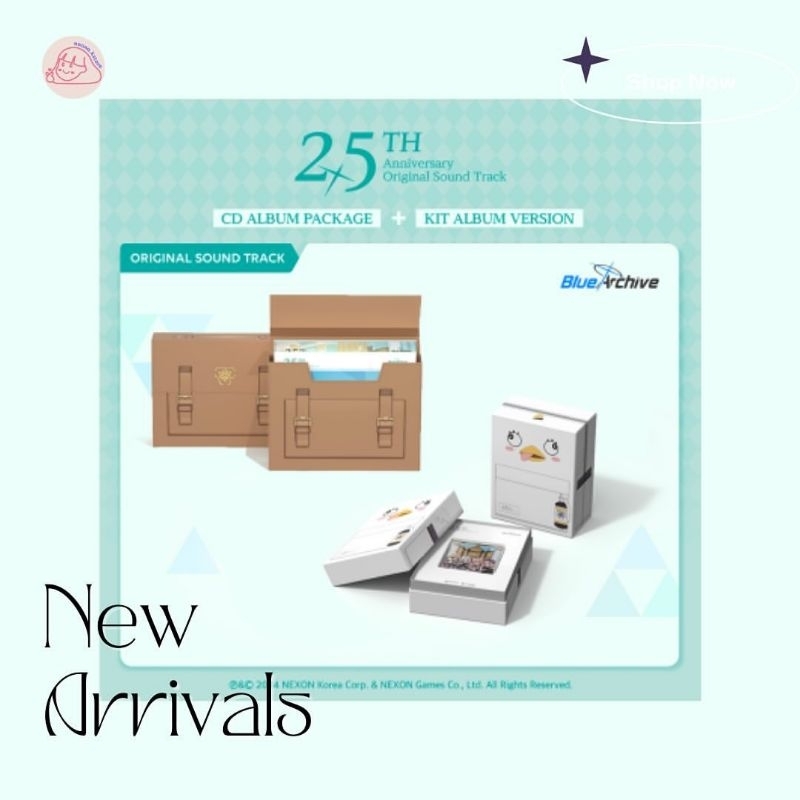 Jual [PO] BLUE ARCHIVE - 2.5th ANNIVERSARY OST (CD ALBUM PACKAGE + KIT ...