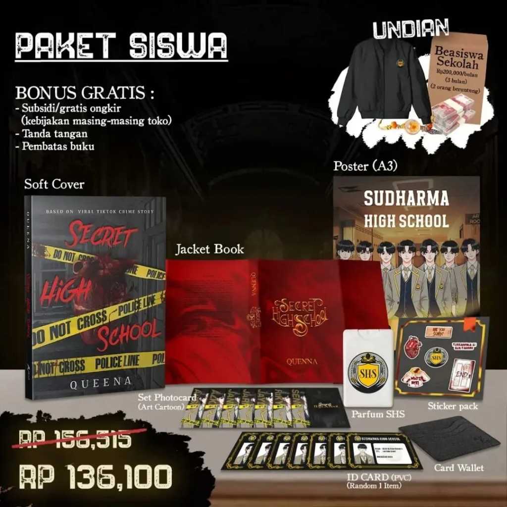 Jual Novel Secret High School - Queena - Akad | Shopee Indonesia