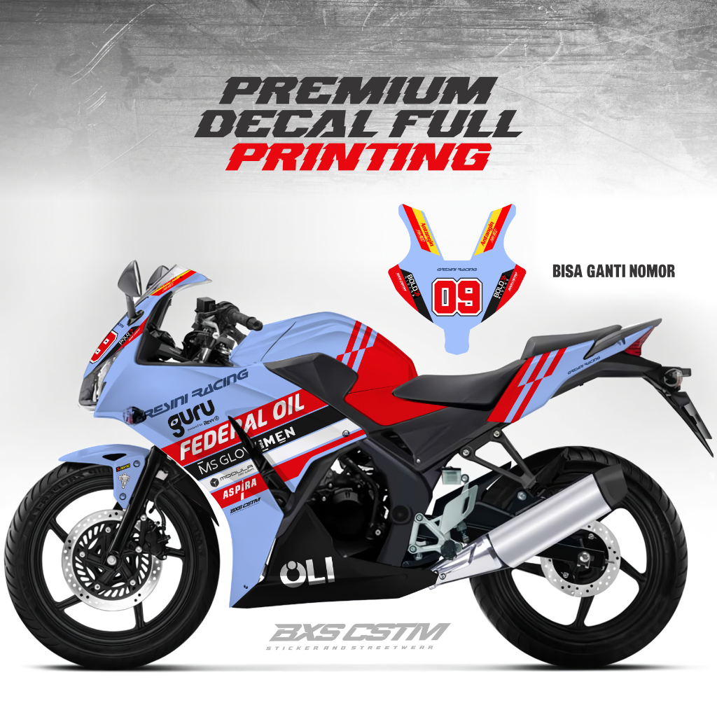 Jual STICKER DECAL CBR K45 CBR 150 CBU THAILAND LIVERY GRESINI MOTOGP STIKER PREMIUM BXS CUSTOM ...