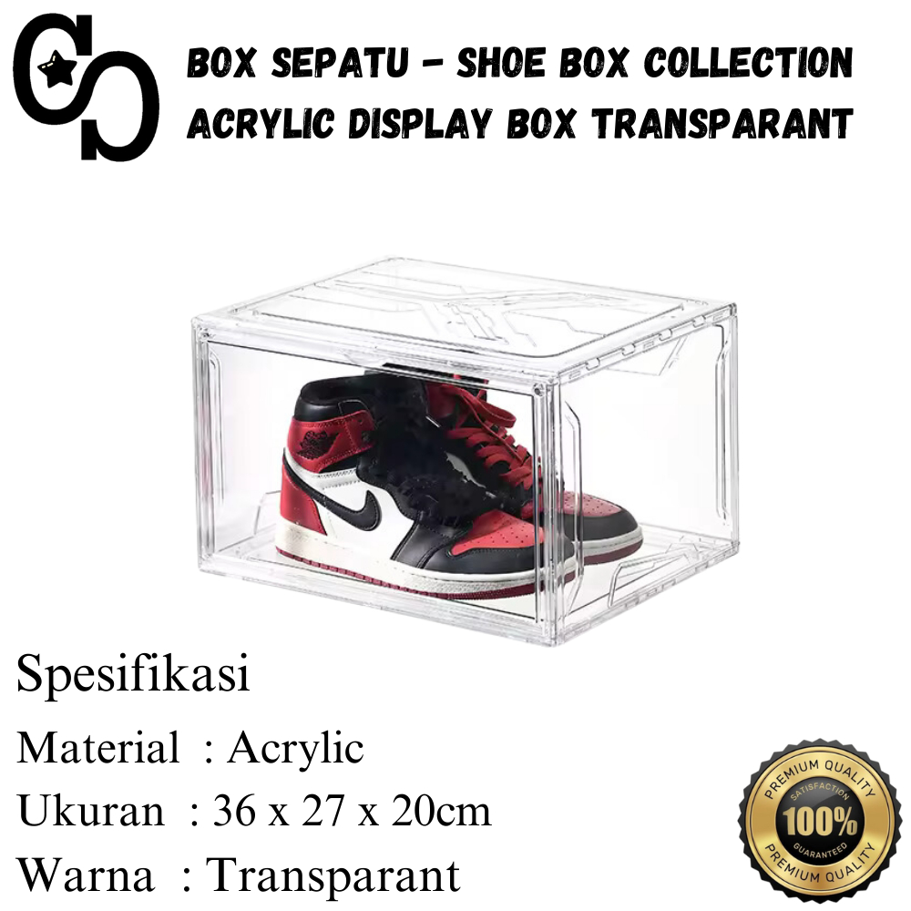 Jual Box Sepatu - Shoe Box Collection Acrylic Display Box Transparant ...