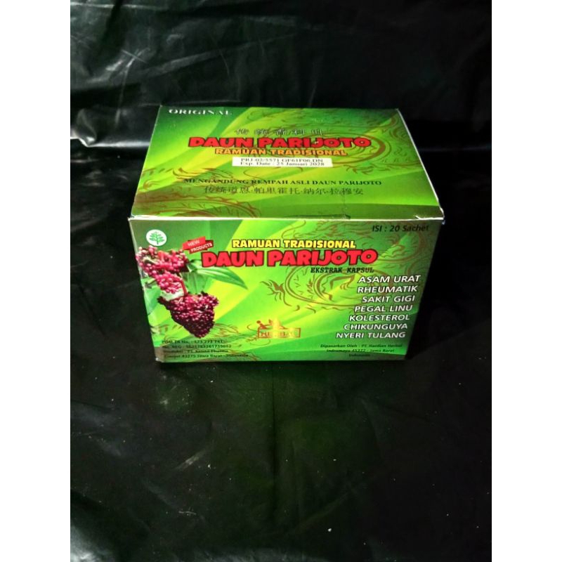 Jual Kapsul Daun Parijoto / 1 box isi 20 sachset | Shopee Indonesia