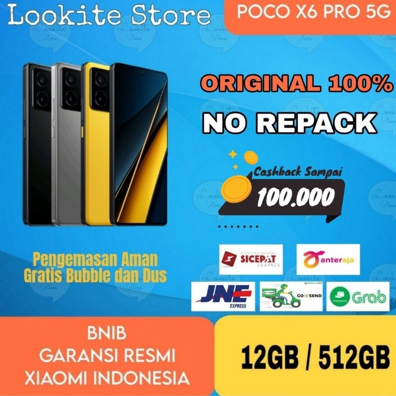 Jual POCO X6 PRO 5G BNIB RESMI READY | Shopee Indonesia