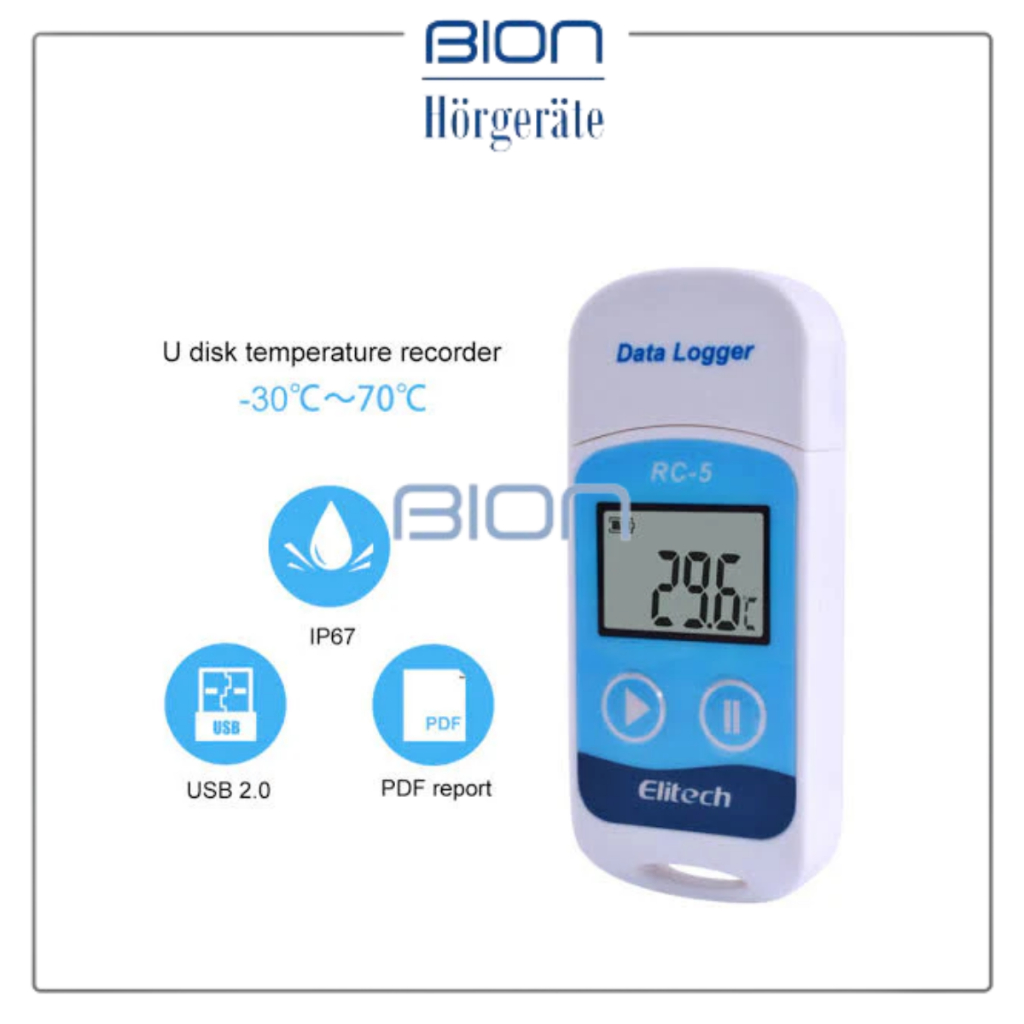 Jual BION Elitech RC-5 Temperature Data Logger Monitor USB Rc5 ...