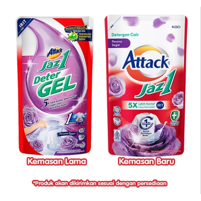 Jual Attack Jaz 1 Detergel/Detergent Cair Pesona Segar 700ml | Shopee Indonesia