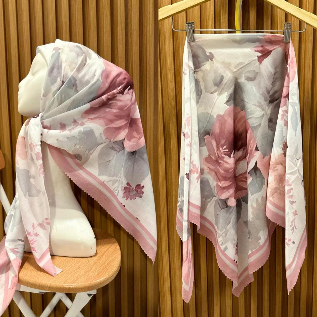 Jual hijab segi empat voal sublim motif terbaru motif terlaris | Shopee ...