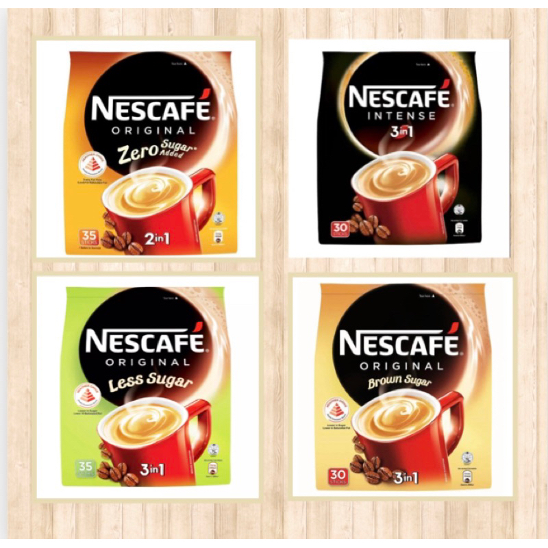 Jual Nescafe zero sugar / less sugar / brown sugar | Shopee Indonesia