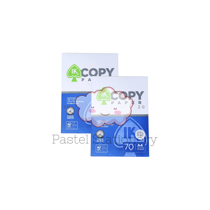 Jual Kertas HVS A4 70gr IK Copy Paper - Kertas Print Fotocopy Putih A4 ...