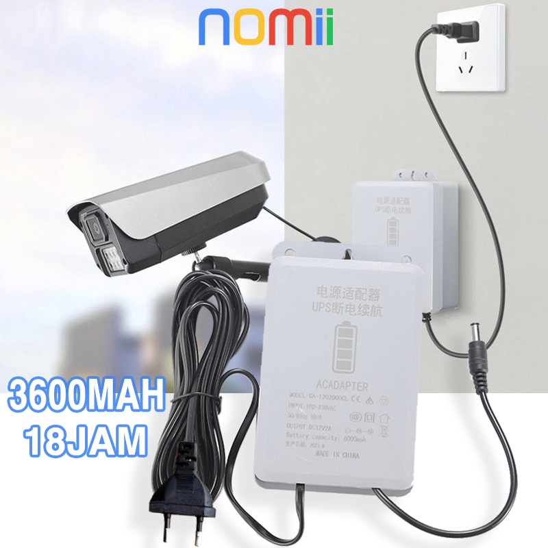 Jual 3600mah Ups Mini Dc 12v Back Up Daya Listrik Router Wifi /Modem ...