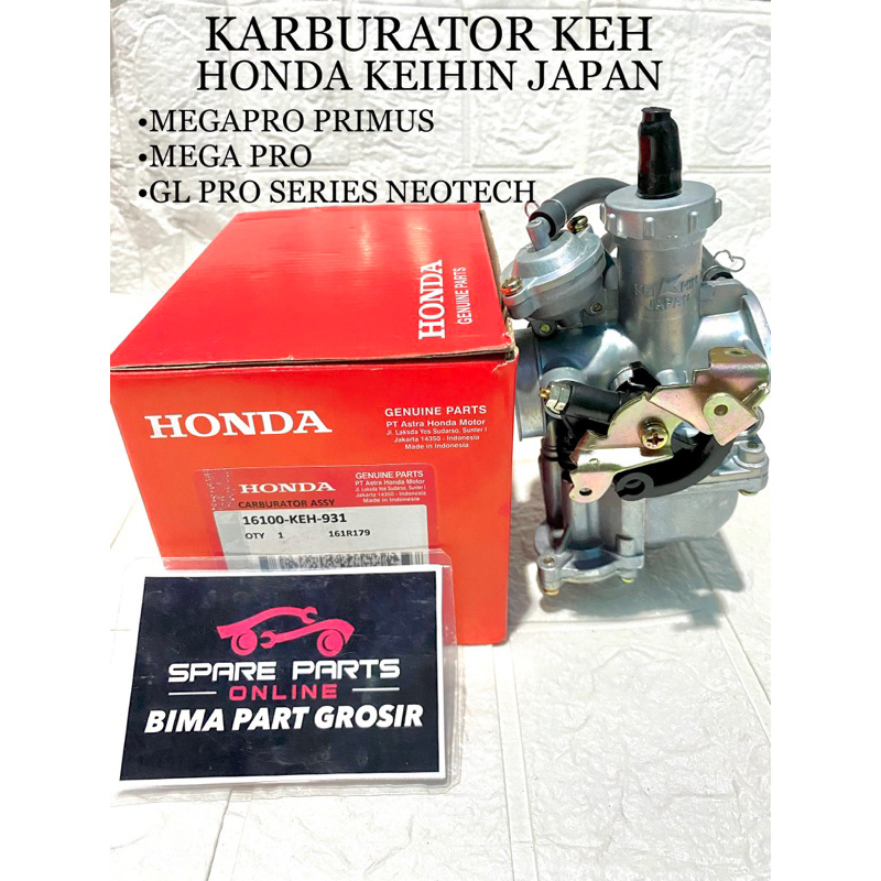 Jual KARBURATOR CARBURATOR KEH HONDA MEGA PRO PRIMUS MEGA PRO GL PRO NEOTECH ( KEIHIN JAPAN ...