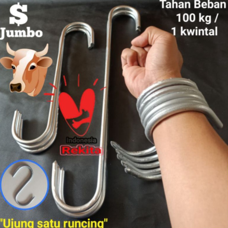 Jual 77 SALE Besi S hook kapasitas berat 1 kg sampai 25 kg gantungan ...