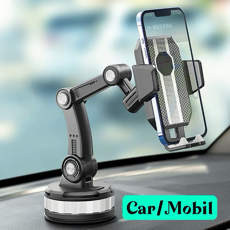 Jual Car Holder HP Stand HP Mobil 4in1 360 Rotation HM-61 | Shopee ...