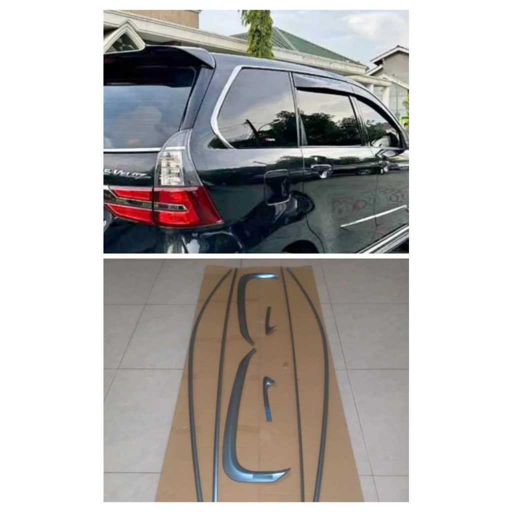 Jual List Kaca Samping Grand New Avanza Xenia Stainless Chrome 8 pc ORI ...
