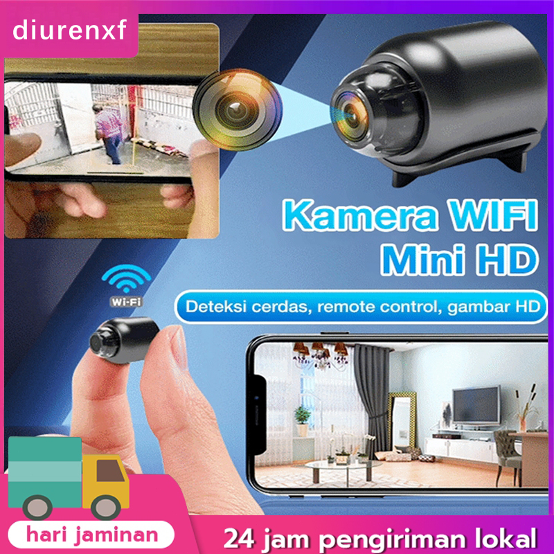 Jual [Diurenxf]Kamera WIFI mini HD 1080p camera cctv kamera kecil ...