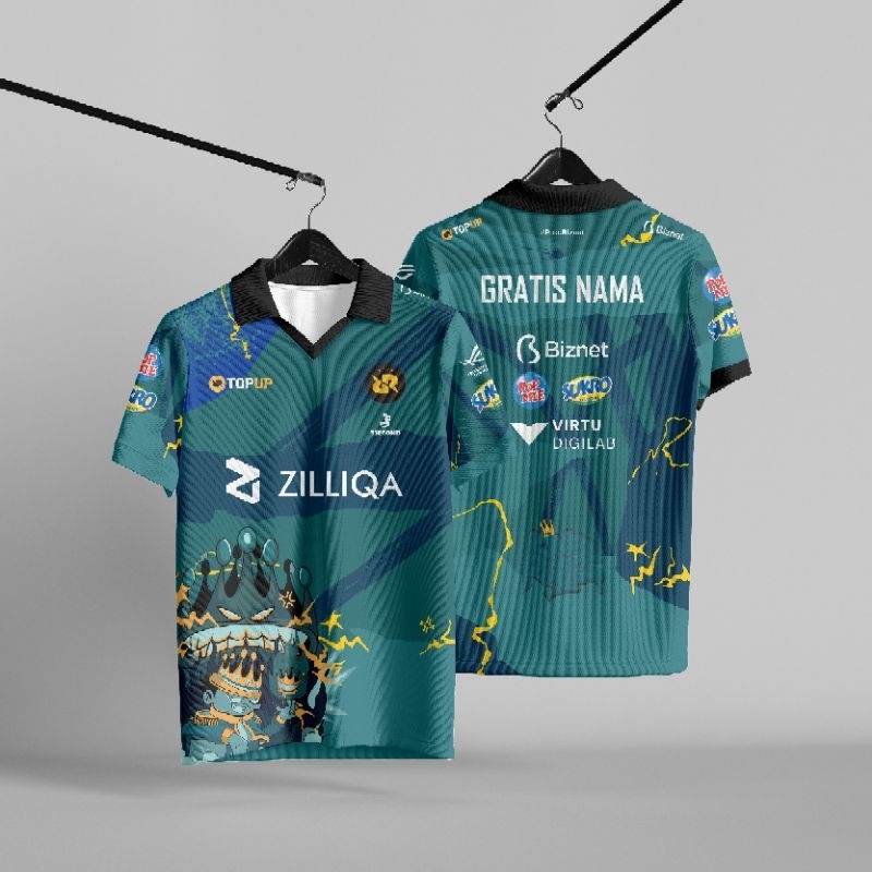 Jual Jersey RRQ COURAGE 2024 Full printing | Shopee Indonesia