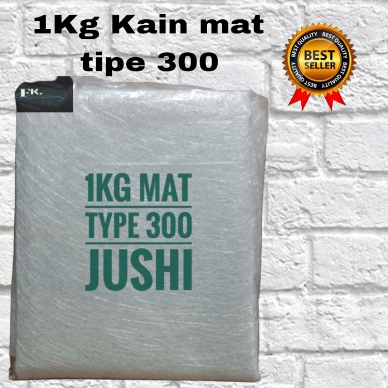 Jual Kain MAT Tipe 300 1kg - Waterproofing - Serat Fiber - Penambal ...