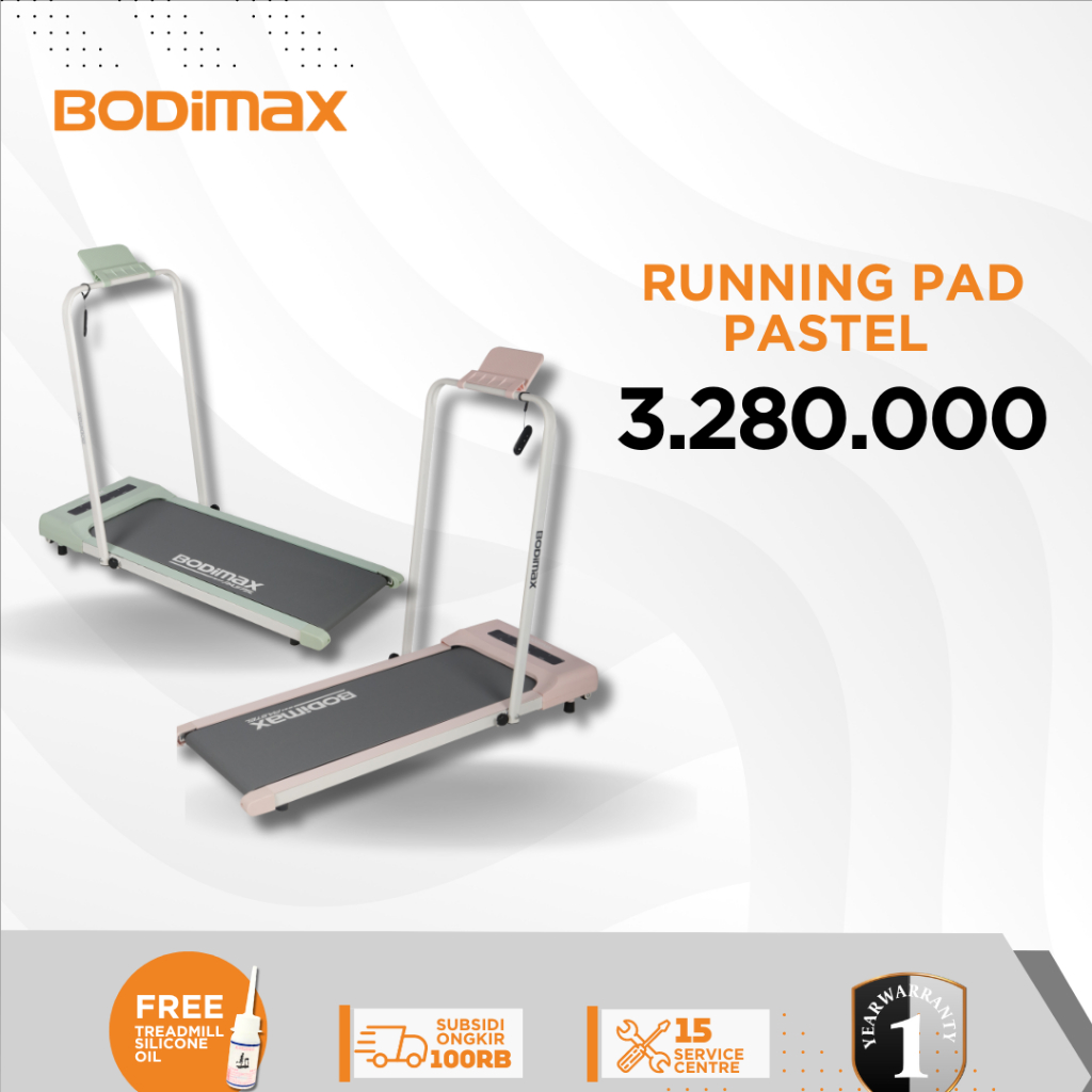 Jual RUNNING PAD PASTEL / TREADMILL/ RUNNING PAD/ GYM / ALAT OLAHRAGA ...