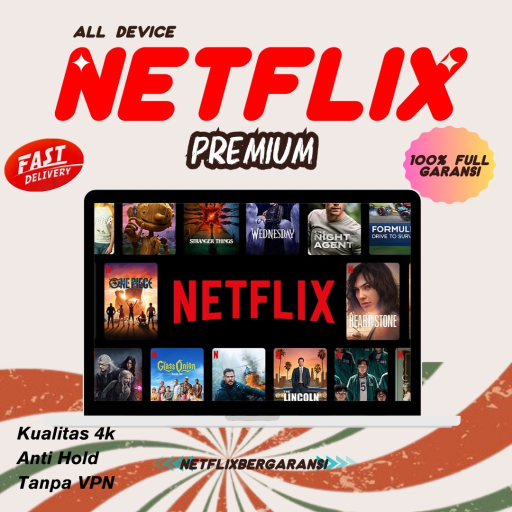 Jual NETFLIXX PREMIUN FULL GARANSI DAN ANTI HOLD | Shopee Indonesia