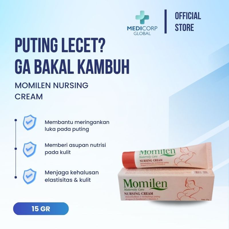 Jual [MEDICORP] Momilen Nursing Cream melembabkan melindungi puting ...