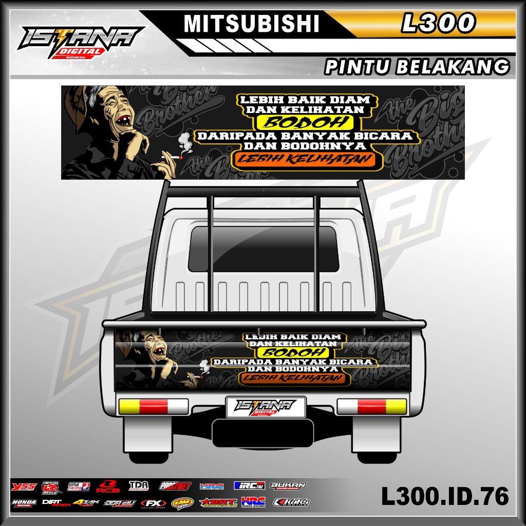 Jual Stiker Pintu Belakang L300 - Sticker Variasi Pintu Belakang ...