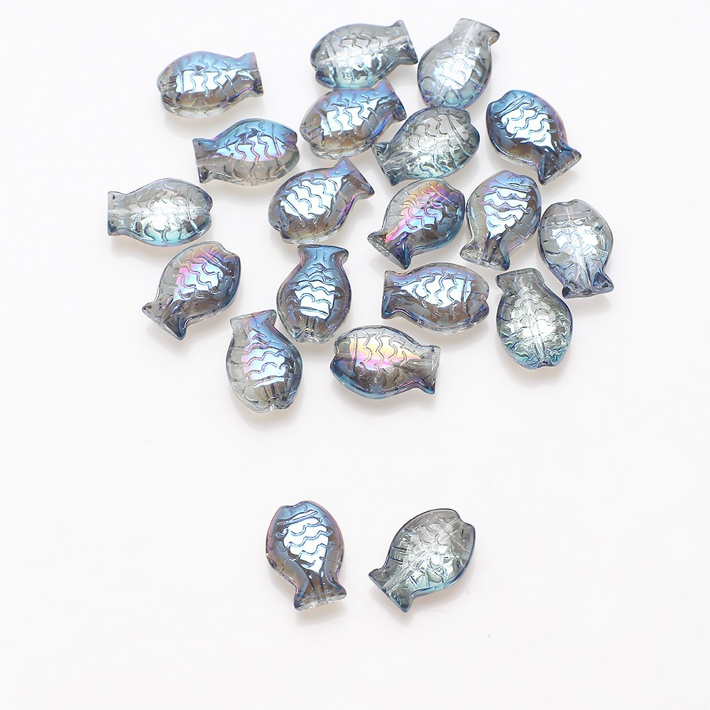 Jual 5 Pcs Manik-manik Kaca Genuine Glass Beads - IKAN MAS TYPE B ...