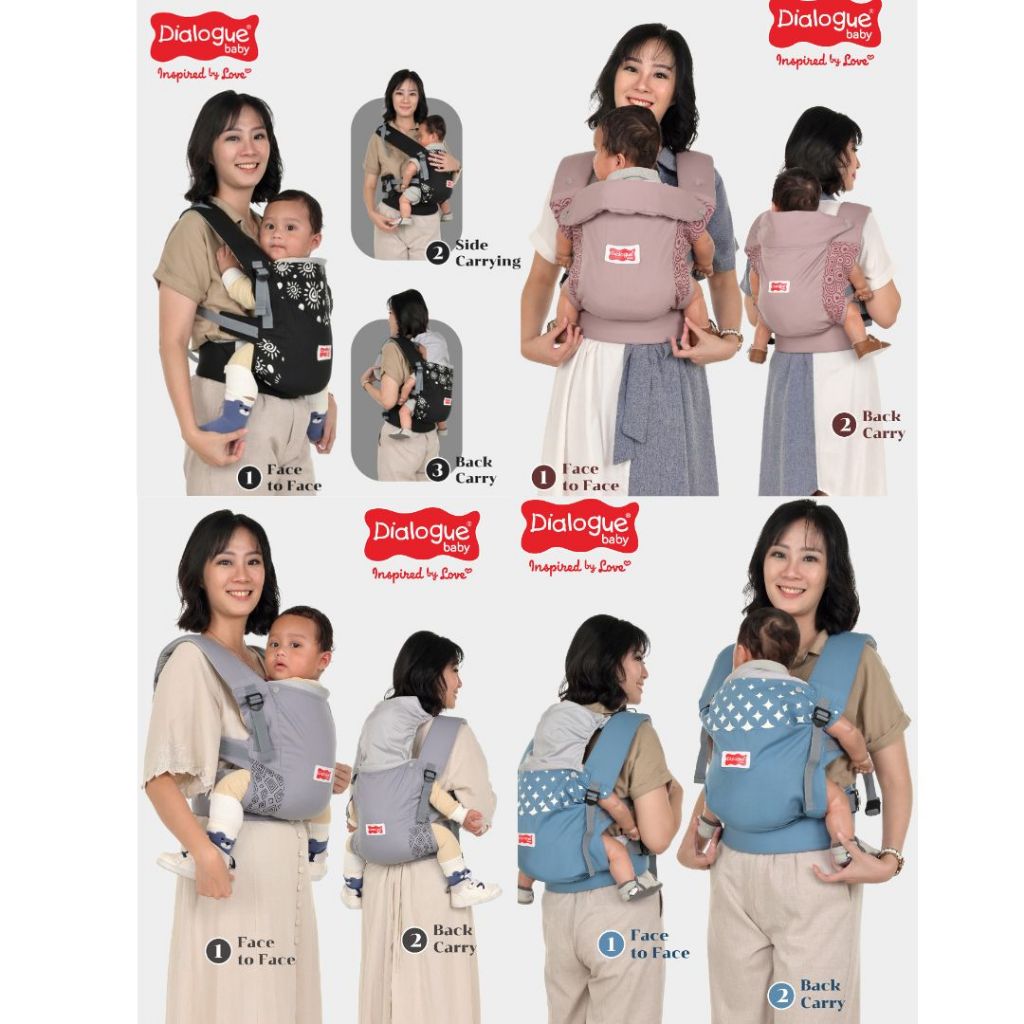 Jual DIALOGUE | Gendongan Bayi Depan SSC 4 in1 SHEEP | M-Shape DEERLY ...