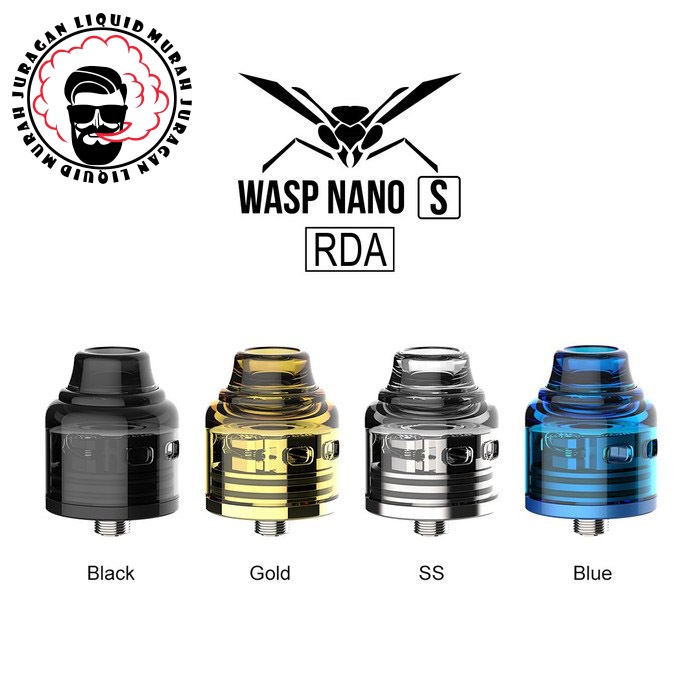 Jual Authentic Wasp Nano S RDA Dual Coil 25mm Original by Oumier Vape ...