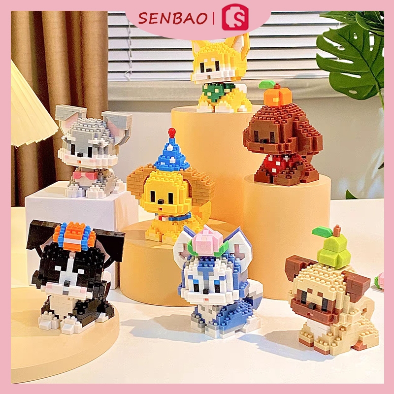 Jual SENBAO 3D Model Anak Anjing DIY Dog Building Bricks Block Susun ...