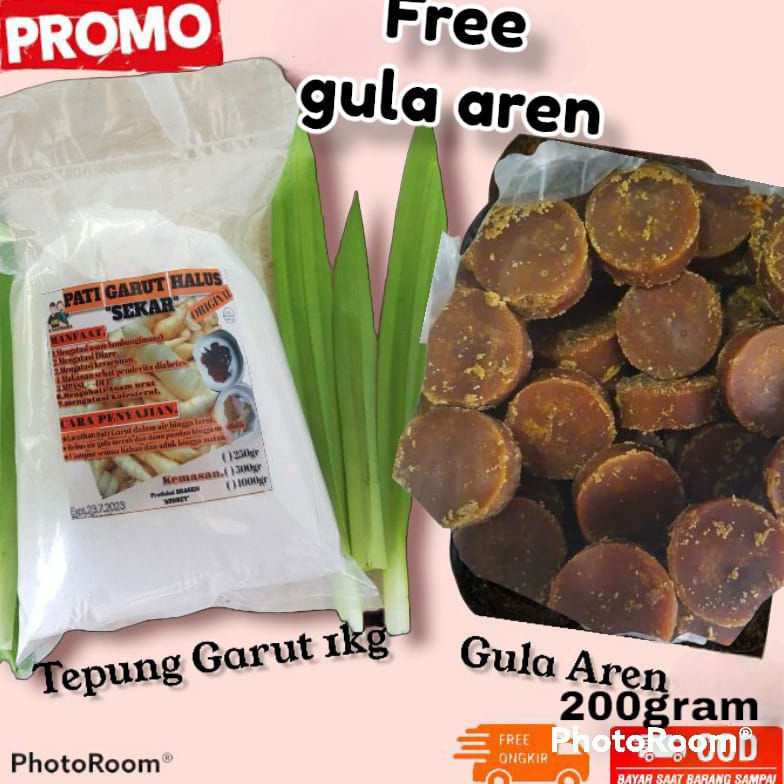 Jual Tepung Pati Garut Premium Pati Asam Lambung 1kg gula aren asli ...