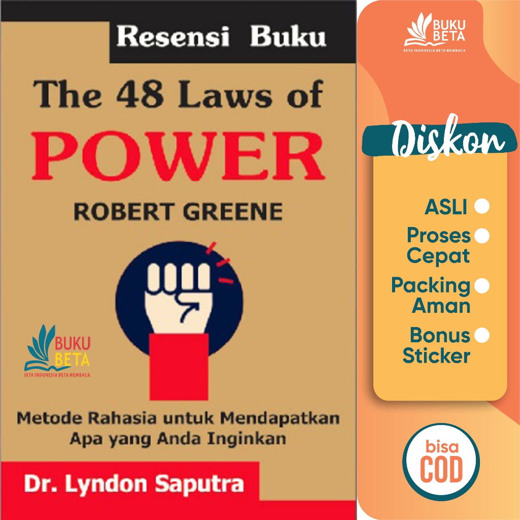 Jual Resensi Buku The 48 Laws of Power Robert Greene - Lyndon Saputra ...
