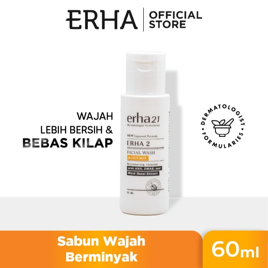 Jual Erha21 Erha 2 Facial Wash for Oily Skin 60ml - Sabun Muka ...