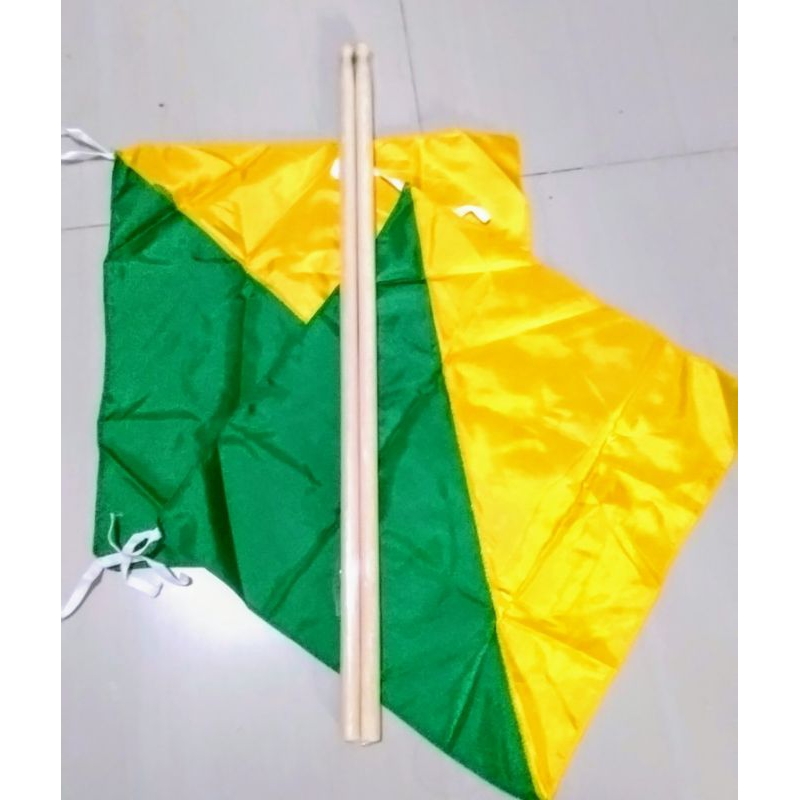 Jual SEPASANG BENDERA SEMAPHORE HW (2 BENDERA + 2 STICK) | Shopee Indonesia
