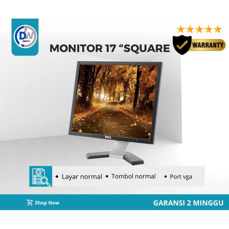 Jual Monitor 17 Square/Kotak (Dell, hp, Lenovo, dll) | Shopee Indonesia