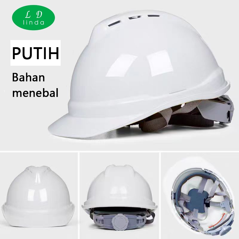 Jual Safety Helm Helm Safety Lengkap Proyek Kuning Putih Biru Jaminan ...