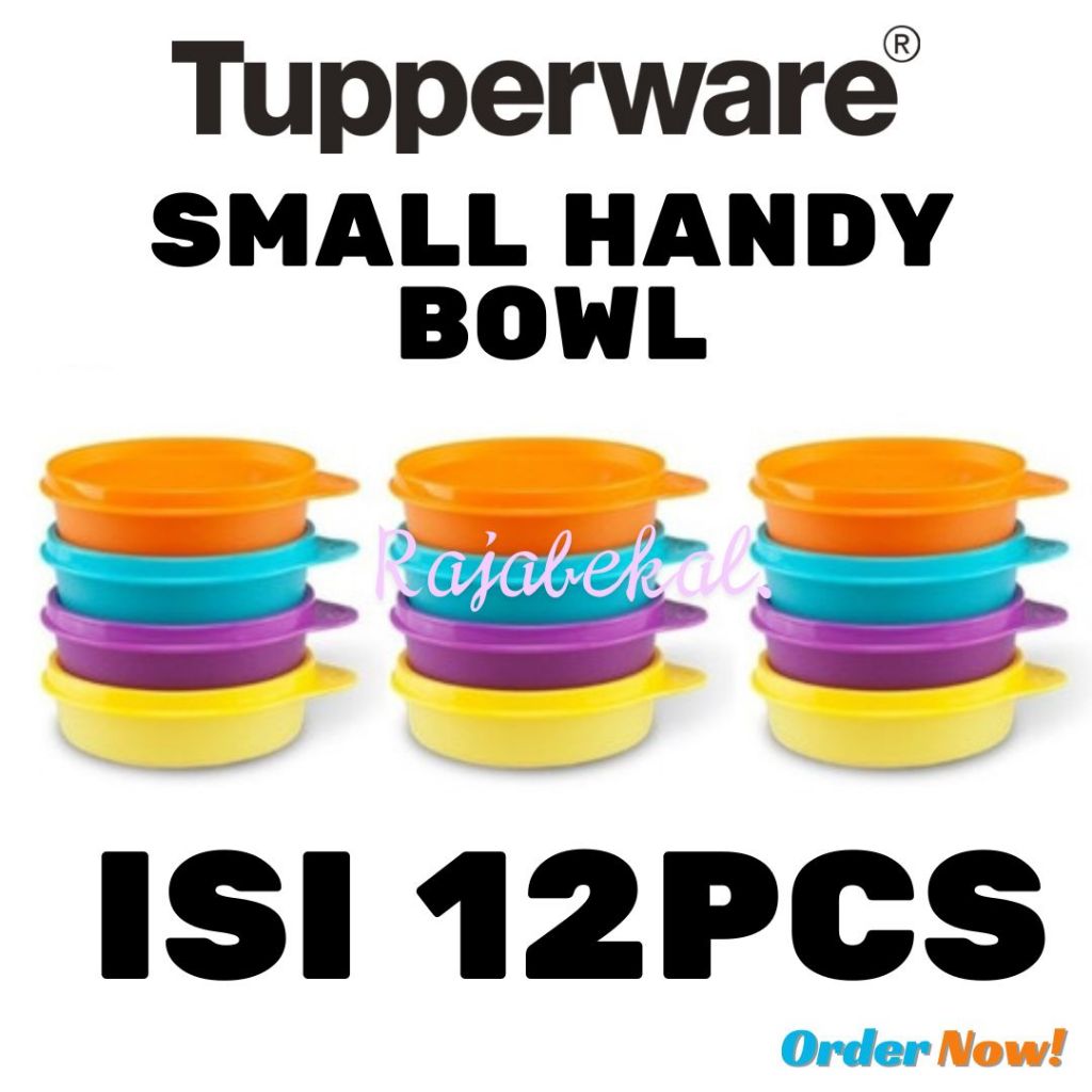 Jual PROMO Tupperware Small Handy Bowl 200ml 12pcs | Shopee Indonesia