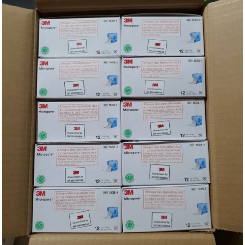 Jual Micropore 1 inch 3M / Micropor 3M / Plester Luka Satu inch ...