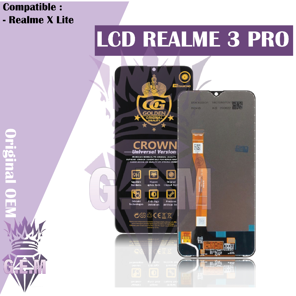 Jual LCD FULLSET REALME 3 PRO RMX1851 / REALME X LITE - FULLSET ...