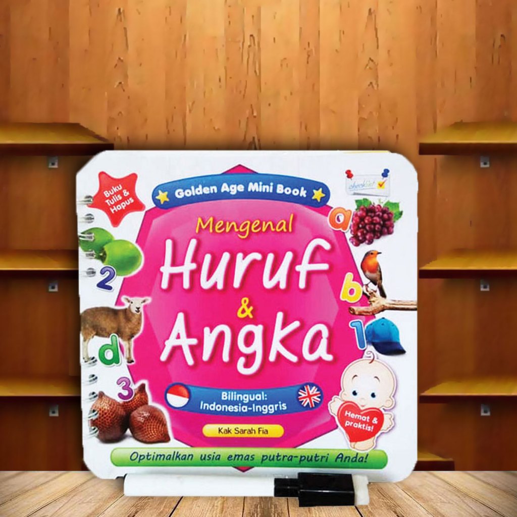 Jual Golden Age Mini Book Mengenal Huruf & Angka | Shopee Indonesia