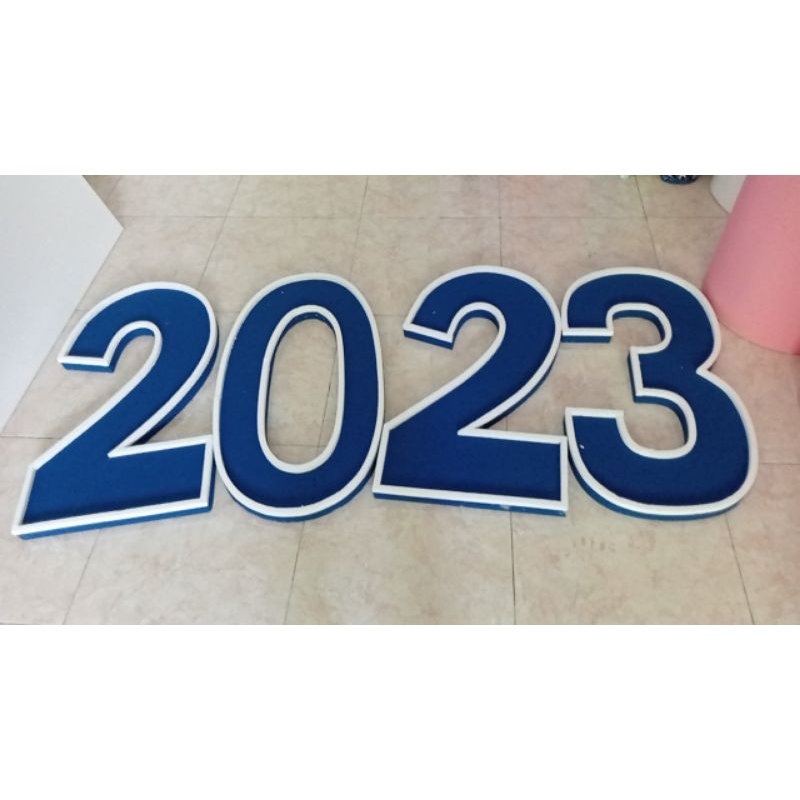 Jual ANGKA 3D KETEBALAN 3CM TINGGI 80 CM | Shopee Indonesia