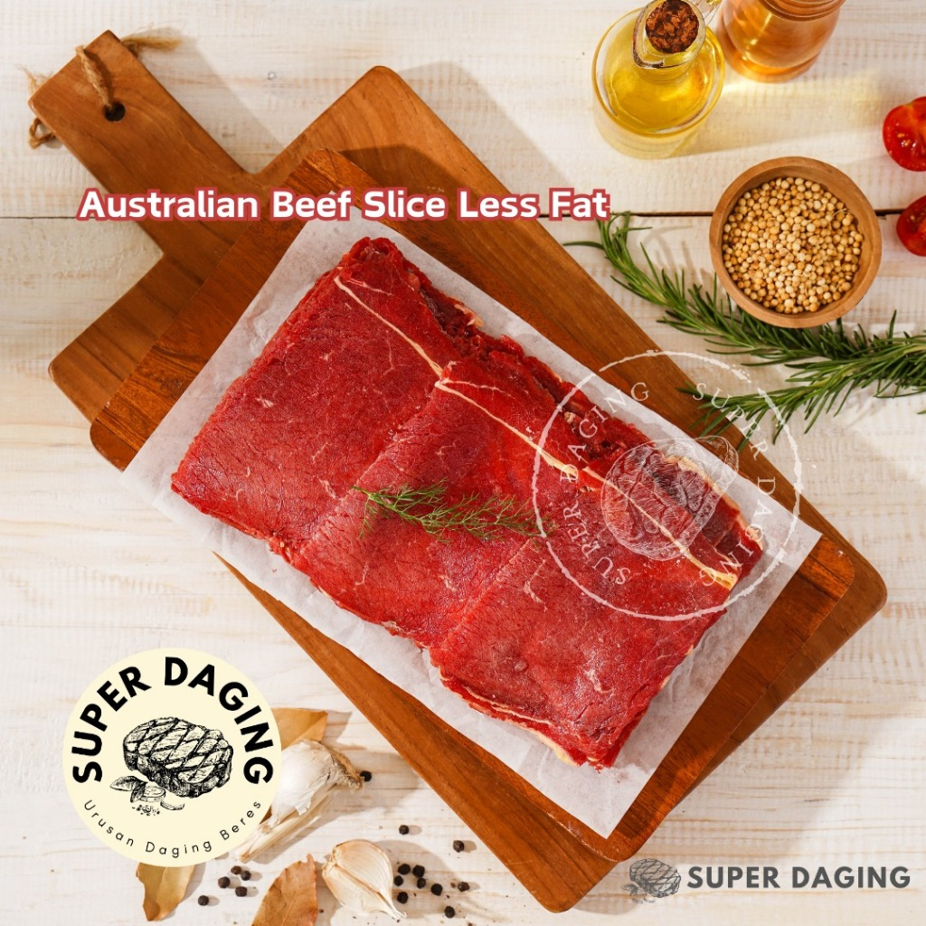 Jual Daging Sapi AUS Beef Lean Slice Less Fat 500g - Super Daging ...