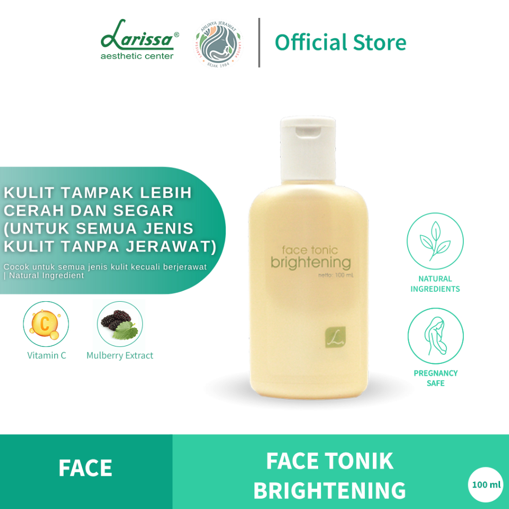Jual Larissa Face Tonic Brightening - Untuk Menyegarkan & Mencerahkan ...