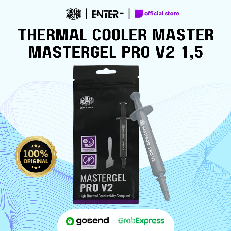 Jual Cooler Master Thermal Paste Master Gel PRO V2 1,5 | Shopee Indonesia