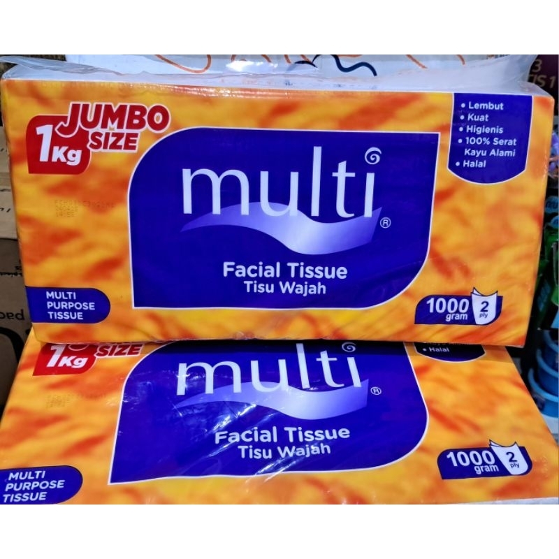 Jual TISSU MULTI JUMBO 1000gr/1kg 2ply (PROMO!!) | Shopee Indonesia