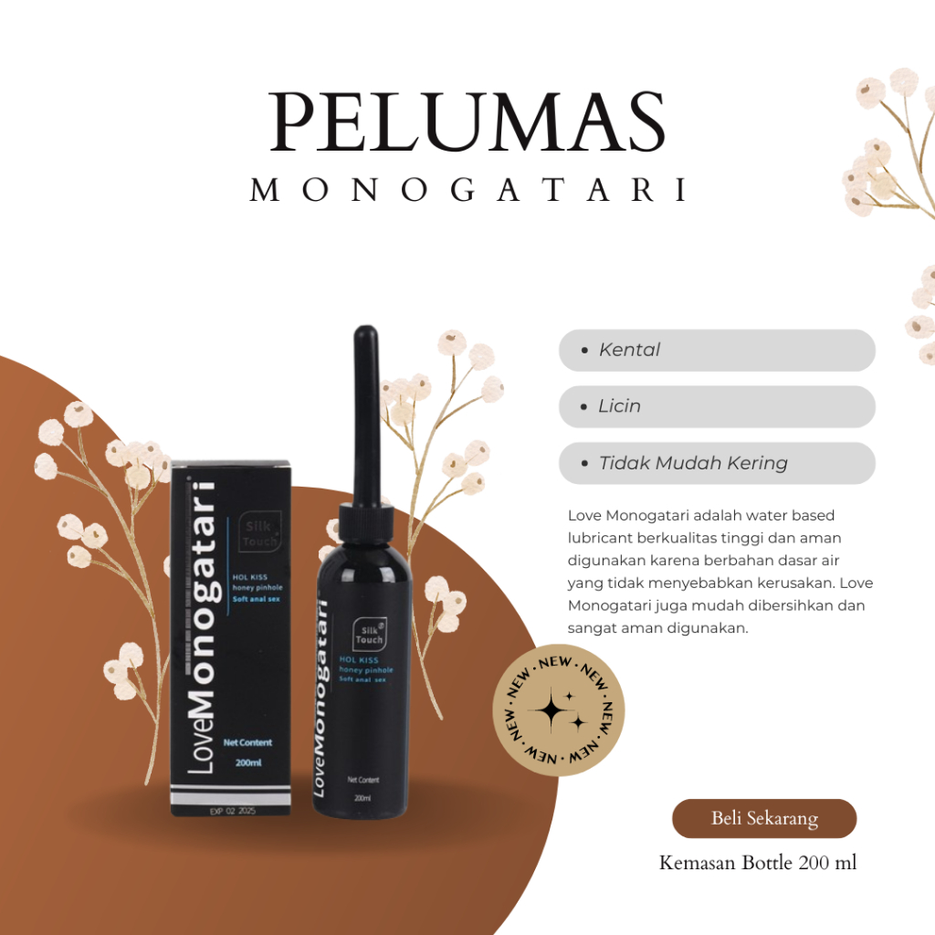 Jual MONOGATARI LUBRICANT | PELICIN PELUMAS 200ML ORIGINAL MADE IN ...
