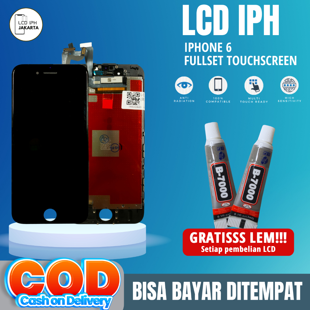 Jual Lcd Iph*ne 6 / 6G Fullset Touchscreen | Shopee Indonesia
