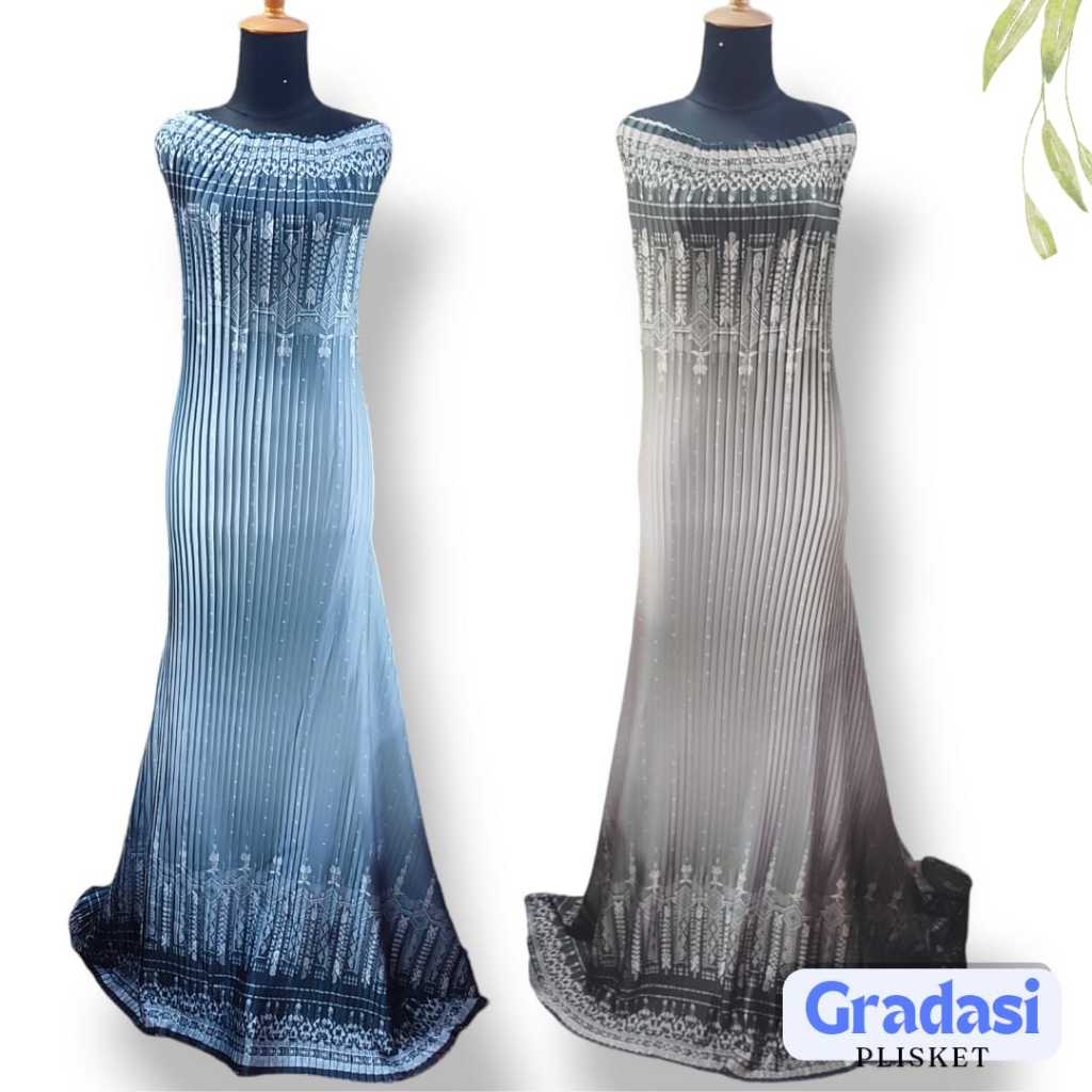 Jual Kain Plisket Bahan Silk Satin Strecth Premium Motif Etnik | Shopee ...