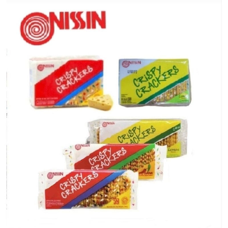 Jual Nissin Crispy Crackers (Pcs) / Biskuit Crispy Asin Gurih / Crispy ...
