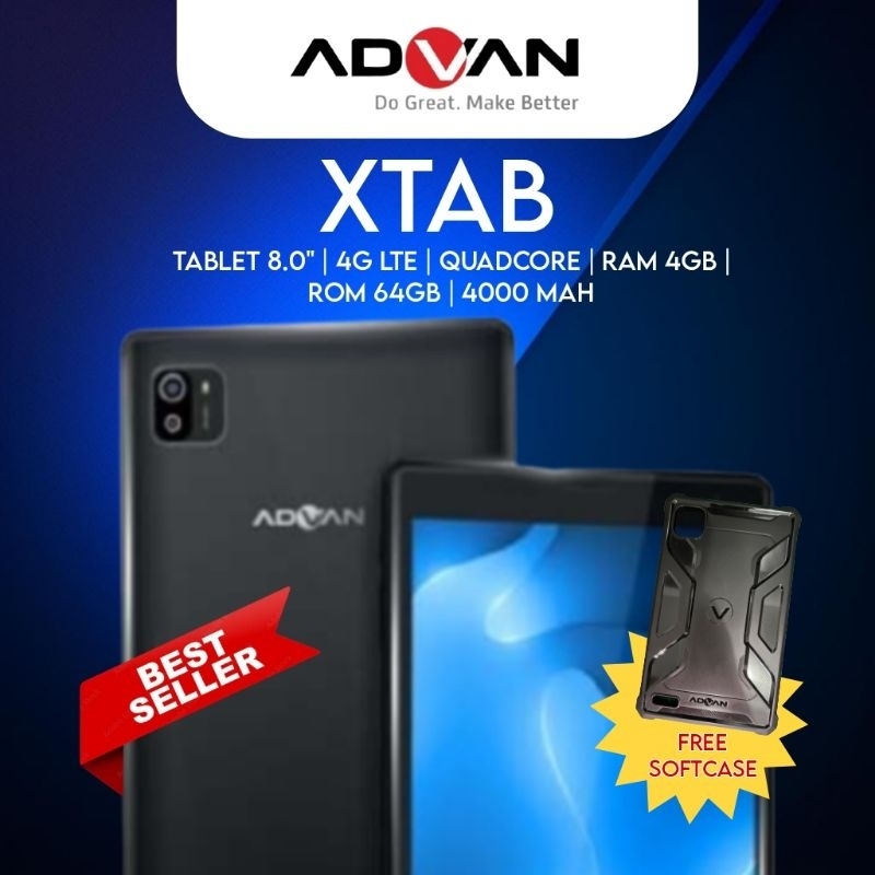 Jual Advan XTab 4/64 Tablet Advan XTab 4G Tablet 8 inch Tablet Advan 8 ...
