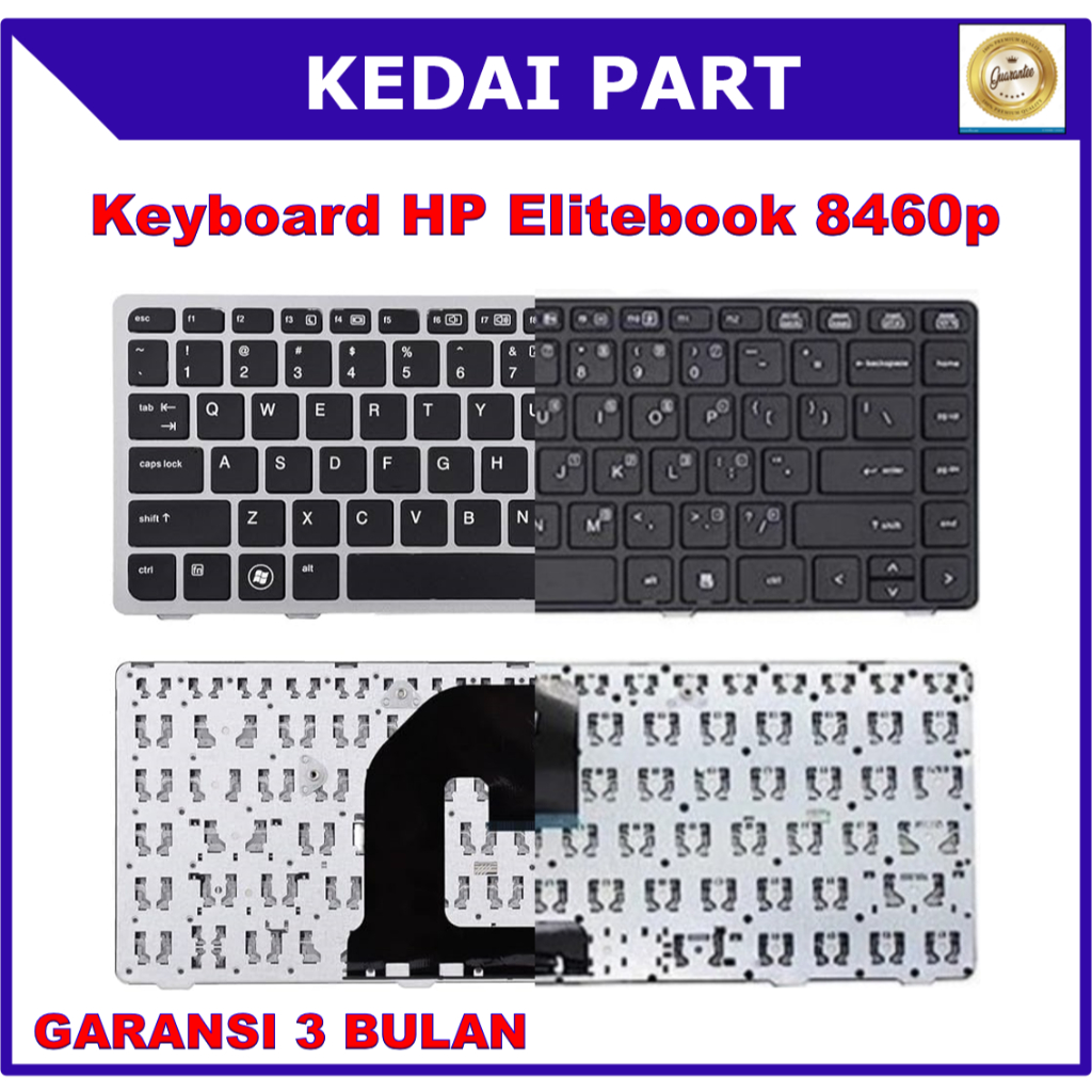 Jual Keyboard HP Elitebook 8460p 8460 8410 8410w 8460w 8470p 8470w ...
