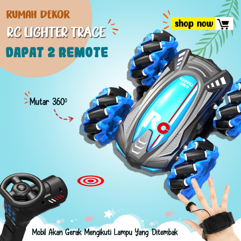 Jual Mainan Anak RC Car Remote Control Mobil Mobilan Sensor Infared 2 ...