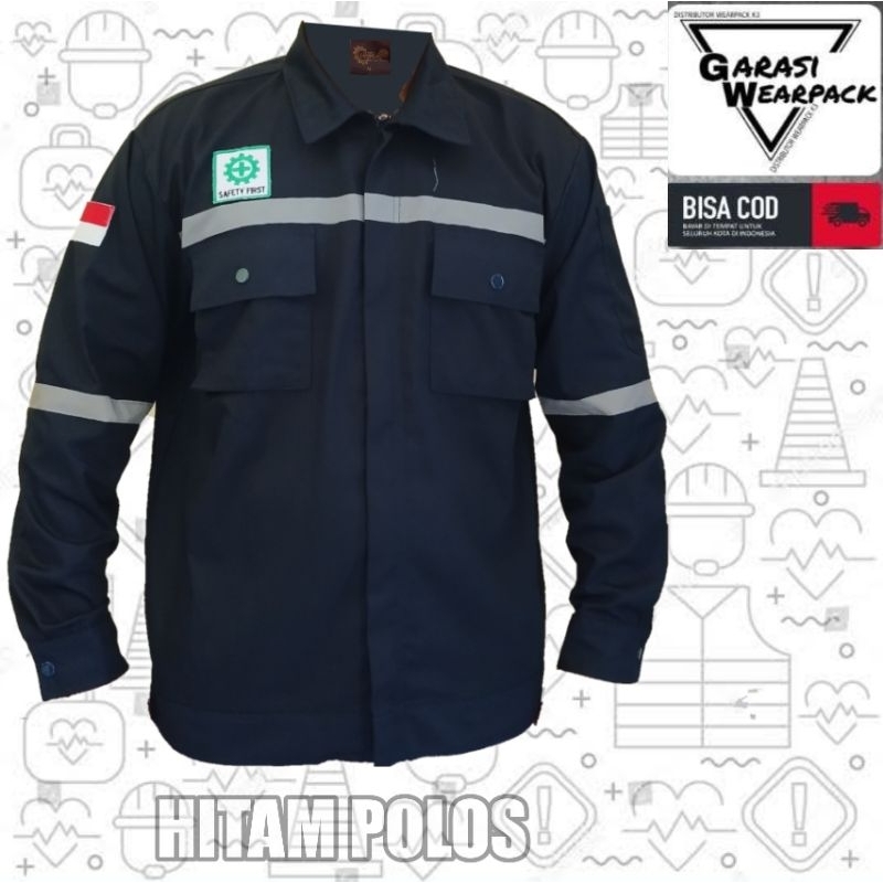 Jual wearpack safety/Baju kerja Safety/Kemeja kerja proyek/pakaian ...